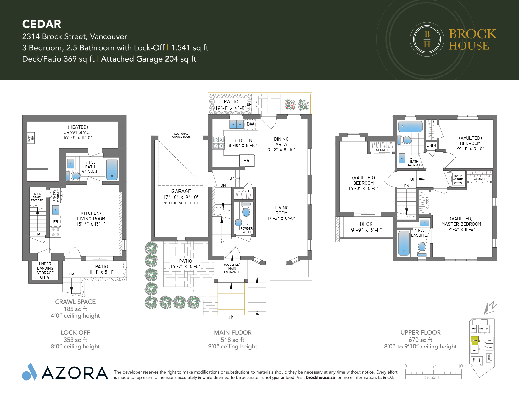 Floorplans - Brock House